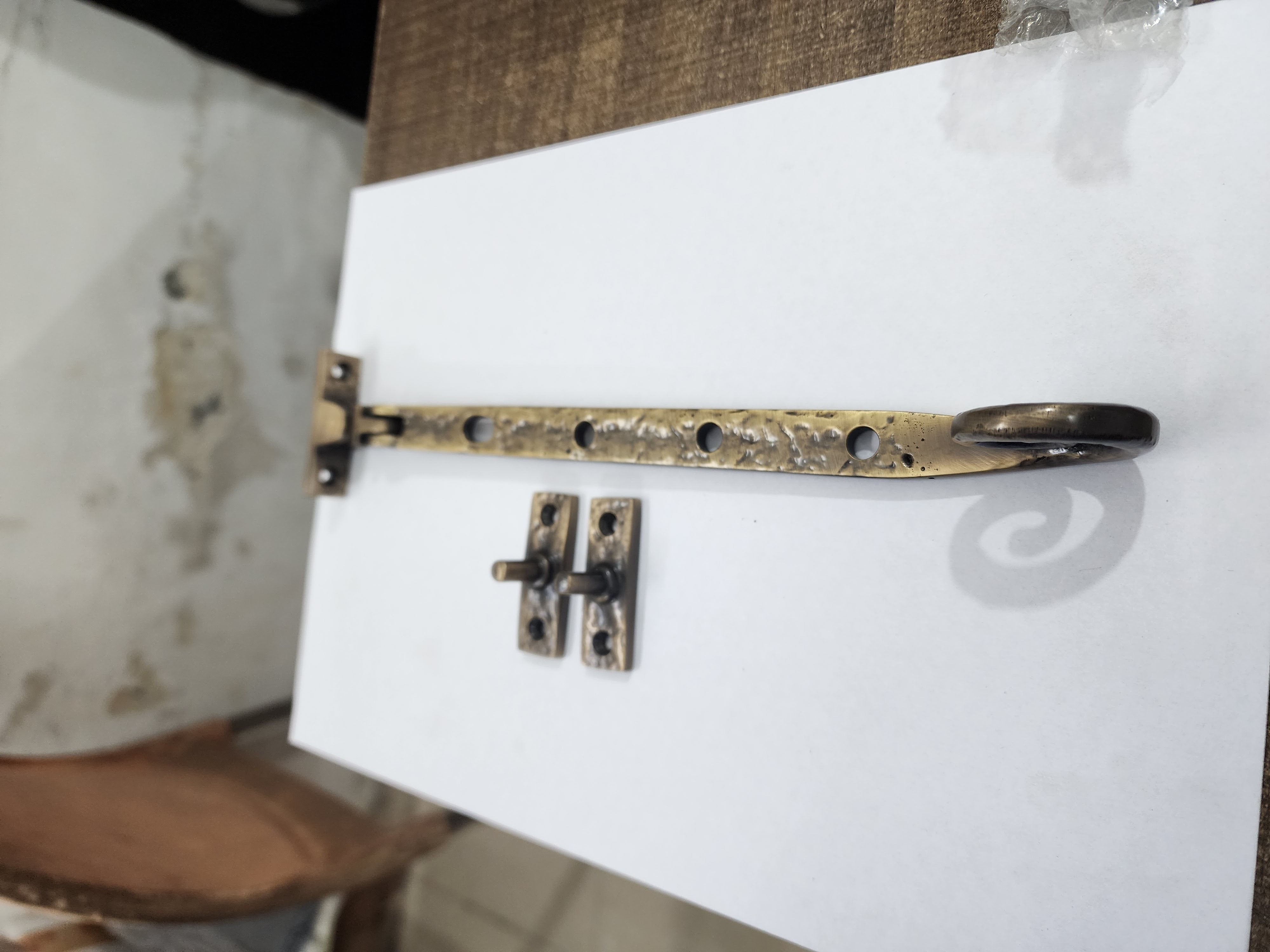 Best 10" "Lachish" Heavy Duty Antique Cast Brass Sturdy Window Casement ...