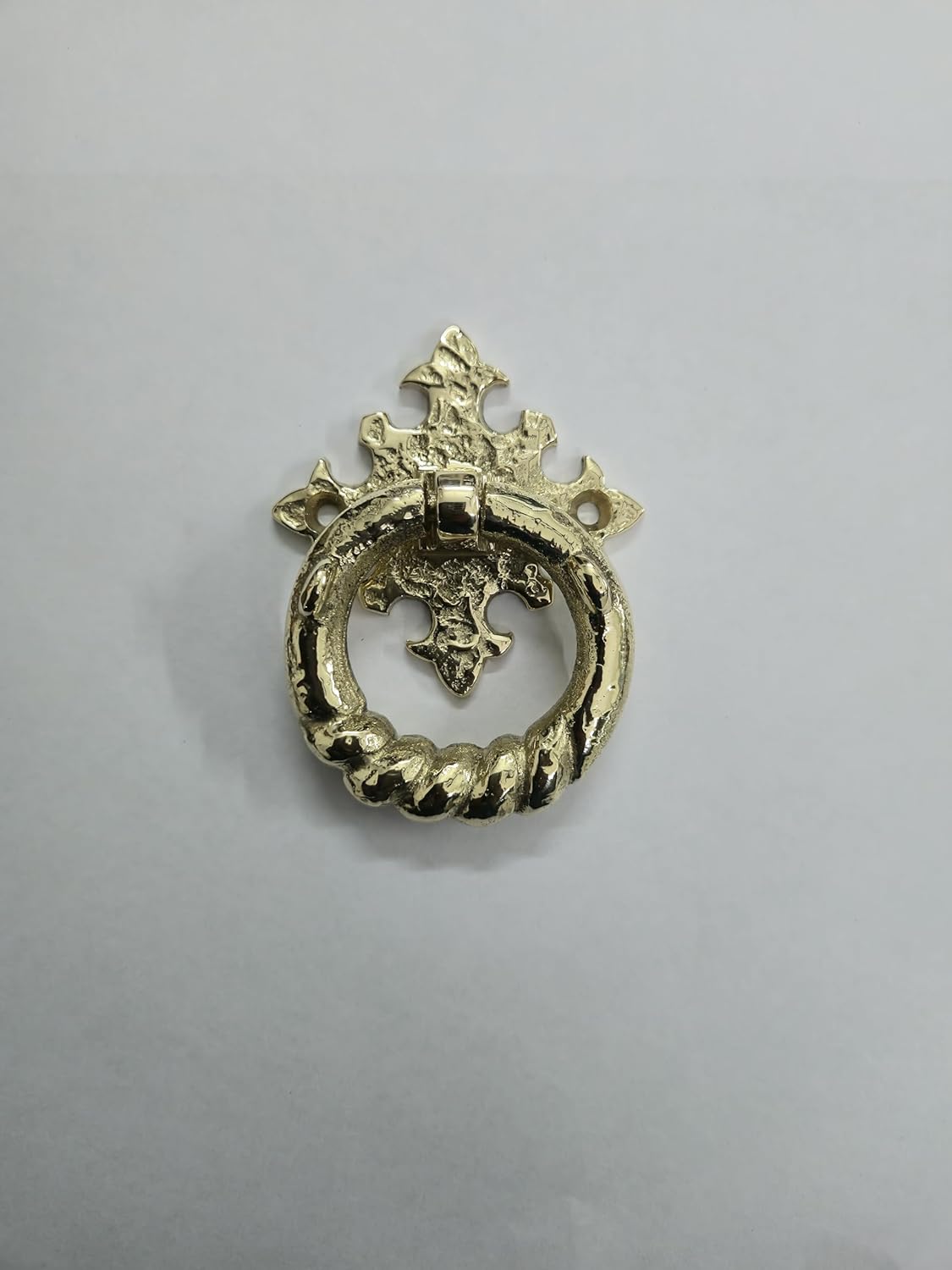 Quality Hushah Brass Drop Pull - Adonai Hardware