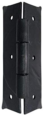 Best "Hachaliah" Black Antique Iron Hand Forged H Hinge - Adonai Hardware