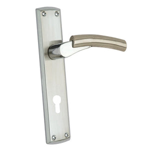 Best "Vashni" Zinc Handle with Back Plate - Adonai Hardware